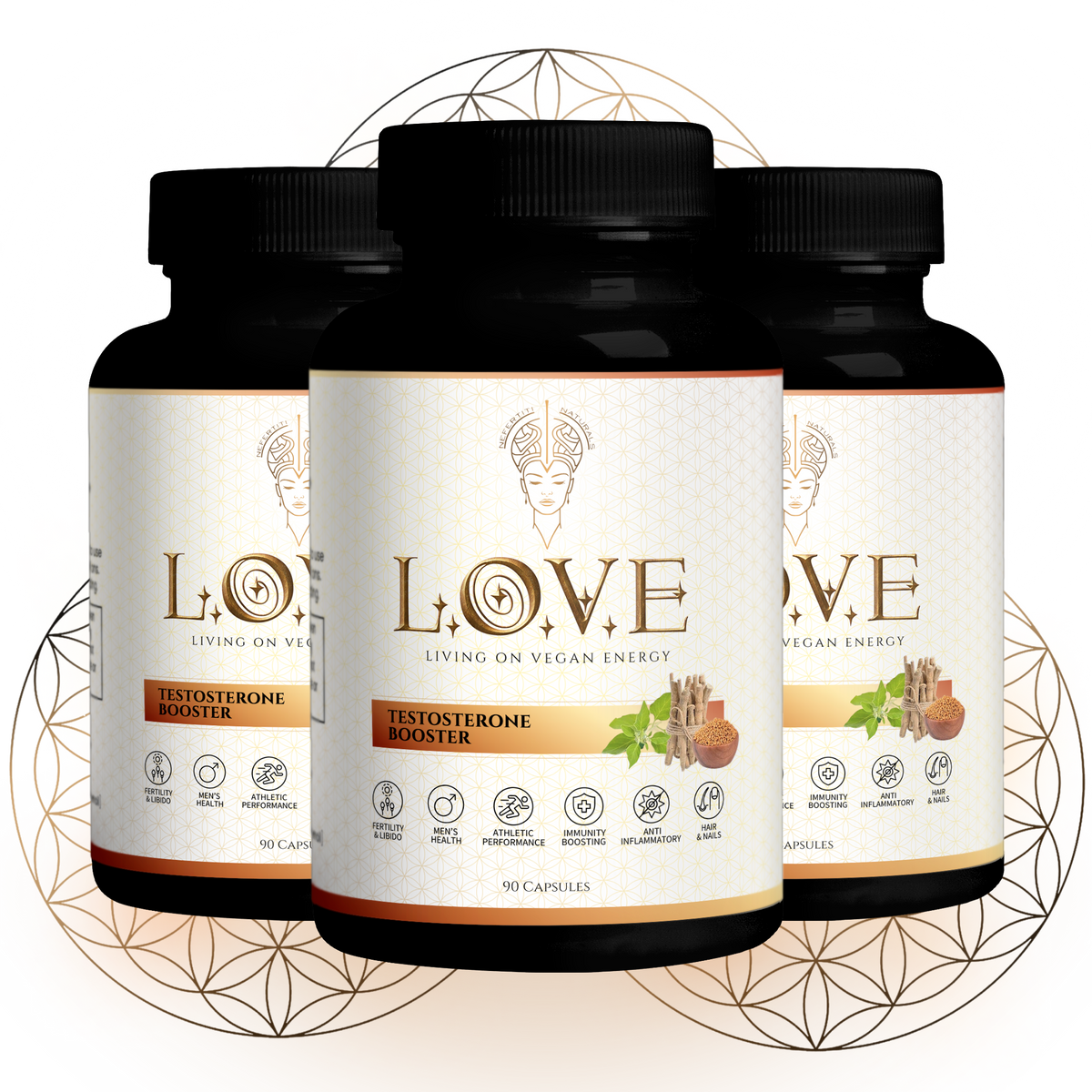 Testosterone Booster - Bundle of 3 – Nefertiti Naturals